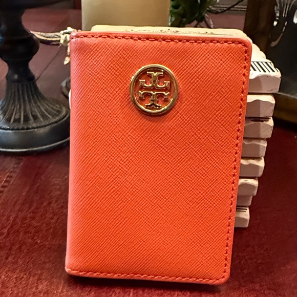 Tory Burch | Accessories | Tory Burch Orange Key Card Holder | Poshmark